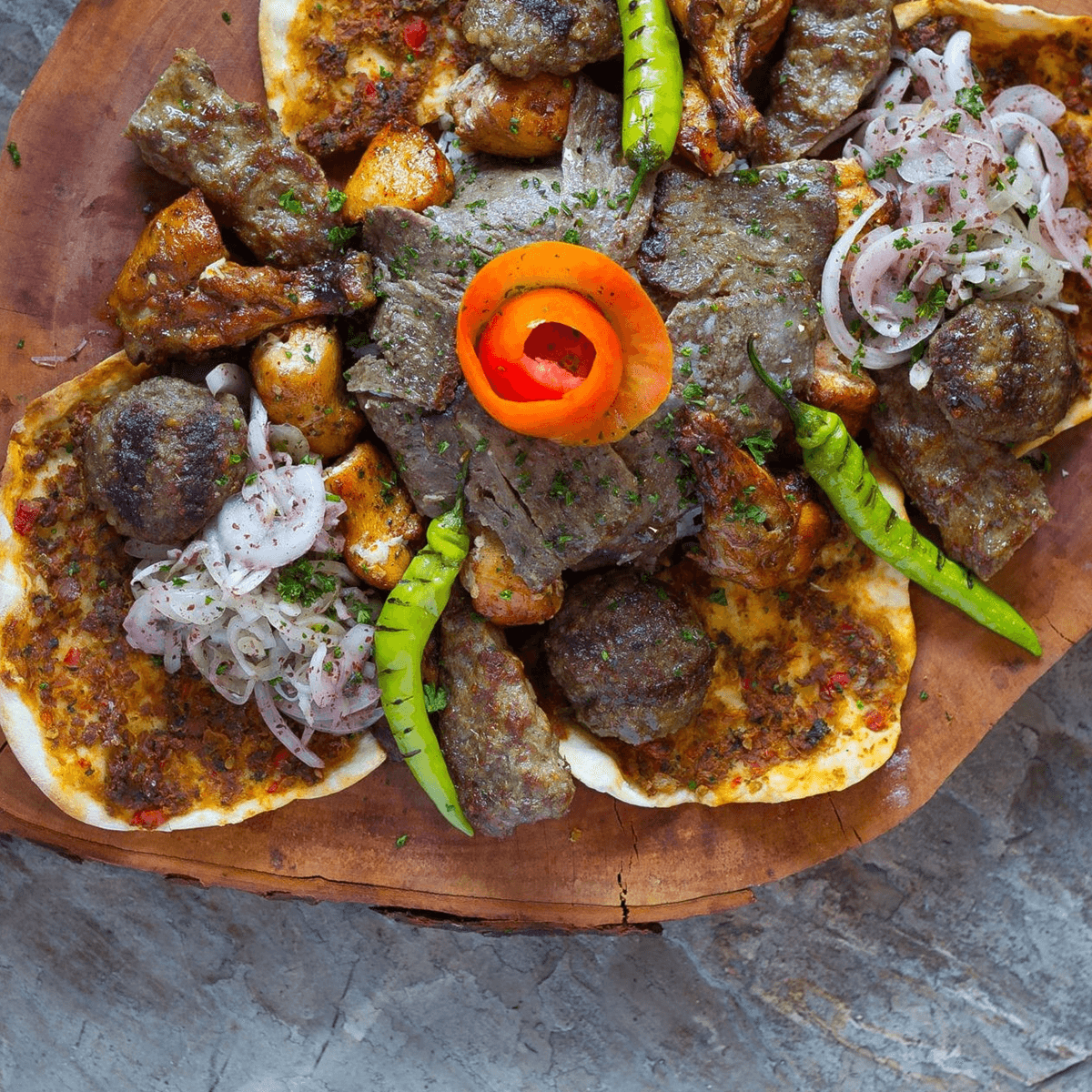 Grilled Mixed Kebap – FETA Mediterranean