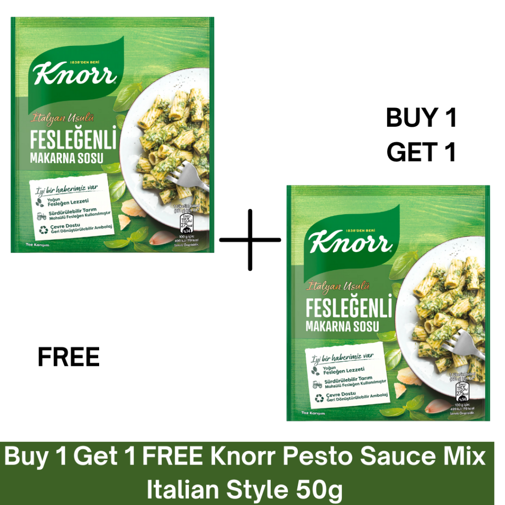 Buy 1 Get 1 FREE – Knorr Pesto Sauce Mix Italian Style 50g Best Before ...