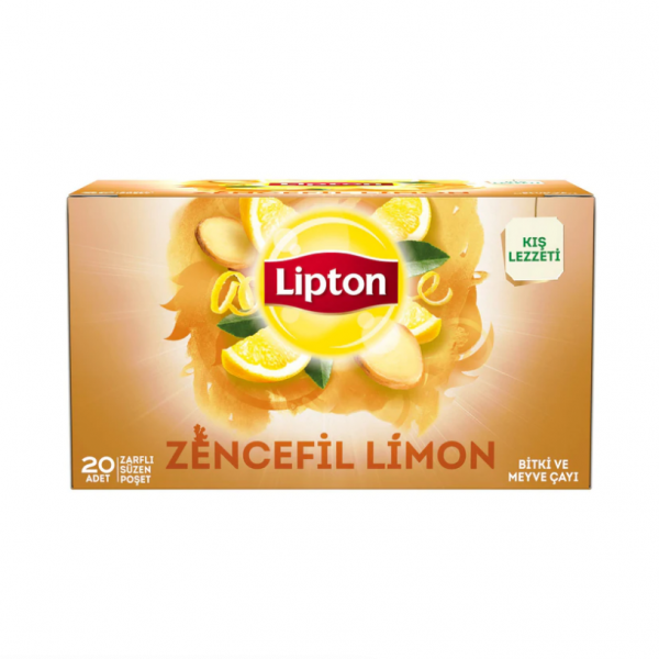 Lipton Ginger Lemon Herbal Tea 20 Bags [Expiry:13/12/24] – FETA ...