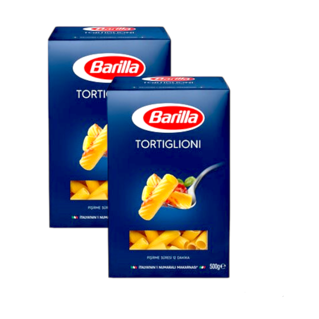 Promo Bundle Of 2 Barilla Tortiglioni 500g [2pcs*500g] – FETA Mediterranean