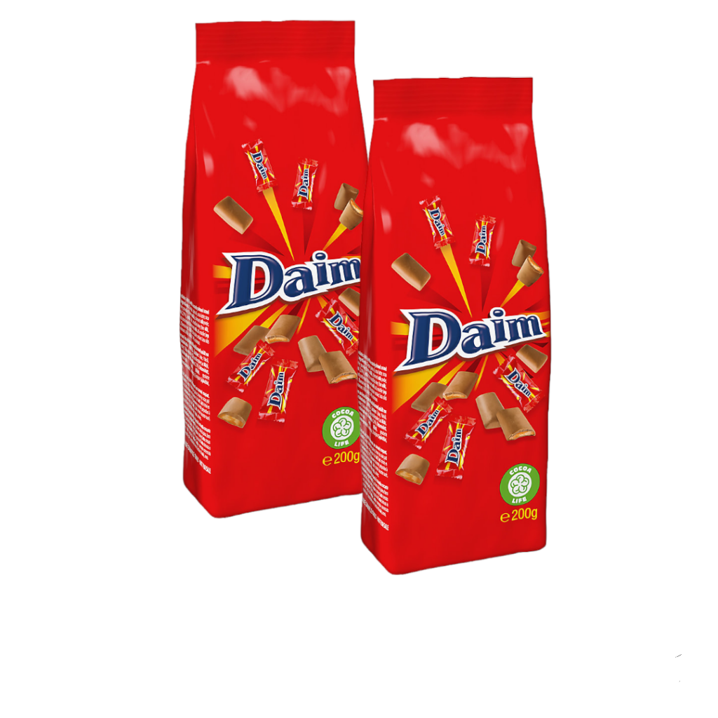 [Bundle of 2] Daim Mini Chocolate 200g [Best Before Date: 21/Apr/2025] – FETA Mediterranean