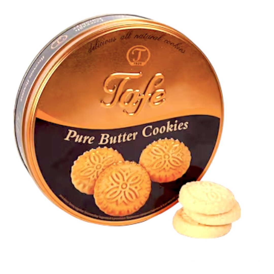 Tafe Pure Butter Cookies in Tin Box 320g – FETA Mediterranean