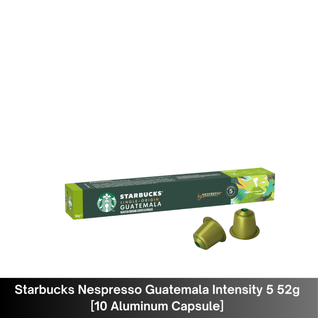 Starbucks Nespresso Guatemala 10-Capsules 52G Best Before 10/Sep/2025 ...