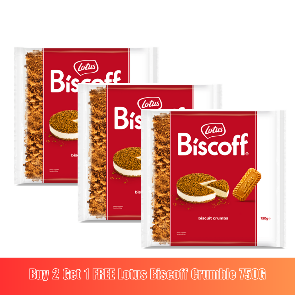 Buy 2 Get 1 FREE Lotus Biscoff Crumble 750G Best Before Date 02/Mar ...