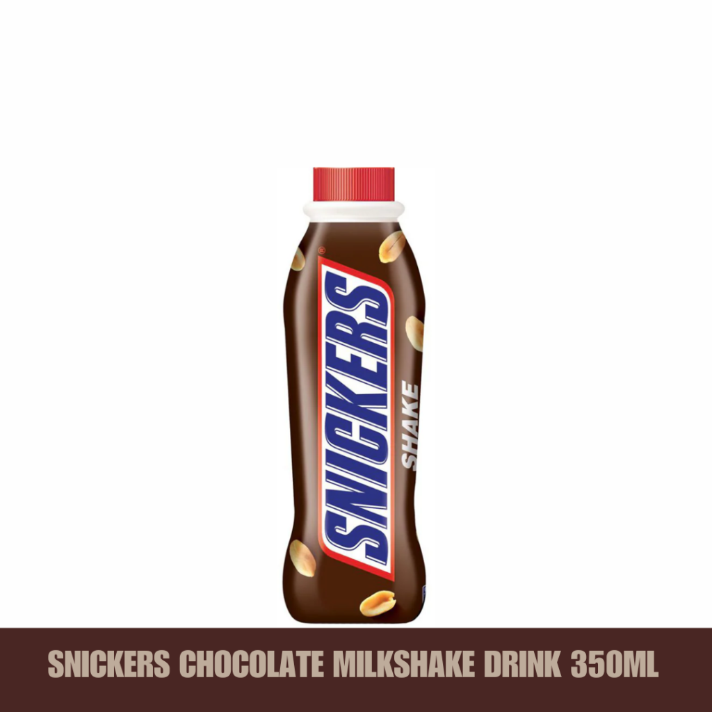 Snickers Chocolate Milkshake Drink 350ml Best Before 28/May/2025 – FETA ...